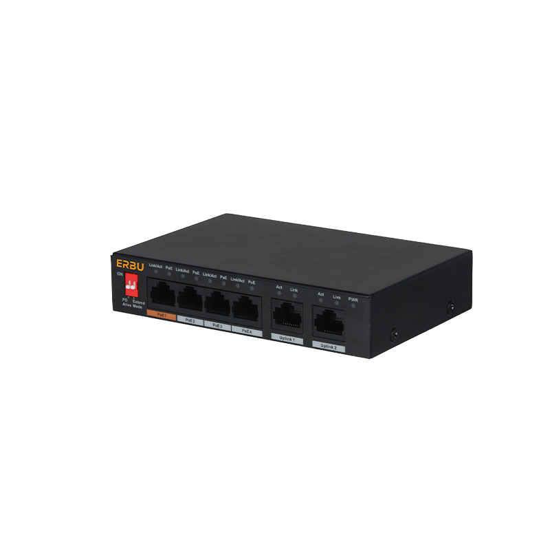 ERBU E-ES-0600-60-60 4portový PoE switch | TSS GROUP