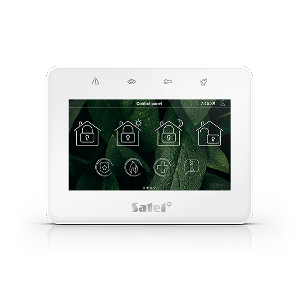 Satel INT-TSG2-W dotykový ovládací panel 4,3” | TSS GROUP