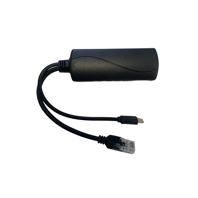 Simple Micro USB Splitter PoE in - Micro USB out | TSS GROUP