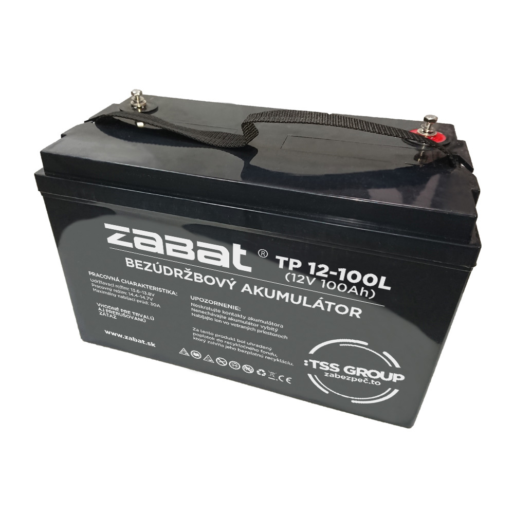 Zabat TP 12-100L akumuátor o kapacite 100 A | TSS GROUP