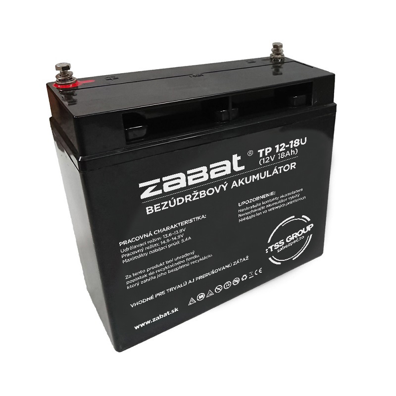 Zabat TP 12-18 akumulátor s kapacitou 18 A | TSS GROUP